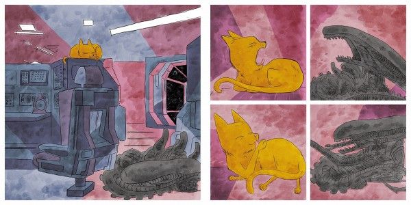 Jonesy: Alien's Famous Cat Shines in This Illustrated Companion Book