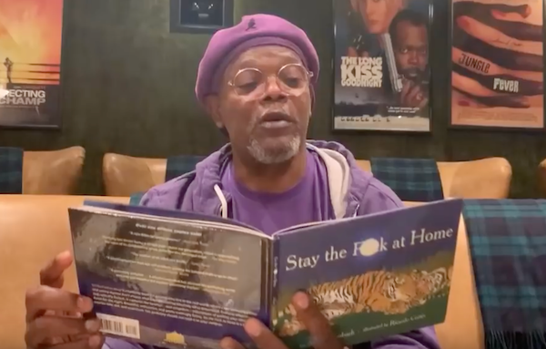 Watch Samuel L. Jackson Read the New Book, Stay the F**k at Home