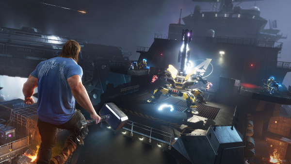 Marvel's Avengers Gameplay: Thor Is on a Loud, Shiny Mission