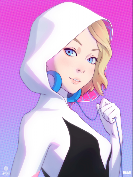 Spider-Gwen Poster Puts Your Spider-Verse Favorite Center Stage