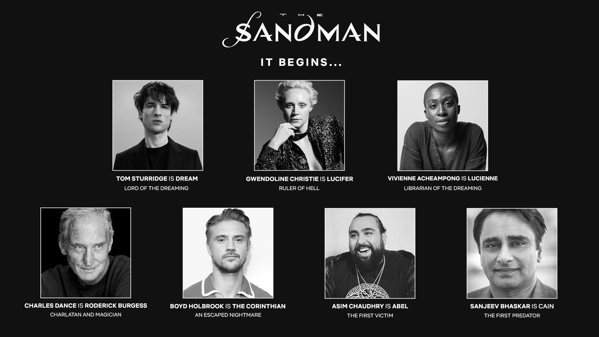 The Sandman on Netflix Casts Tom Sturridge, Gwendoline Christie