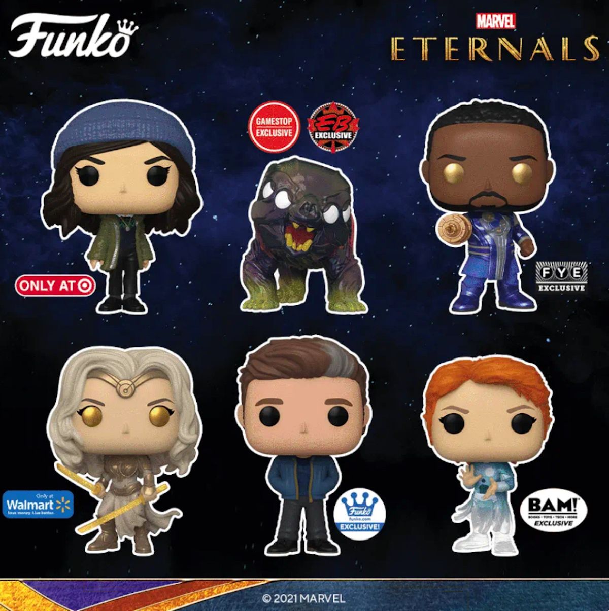 Marvel’s Eternals Reveals Action Figures, LEGO Sets and Funko POPs