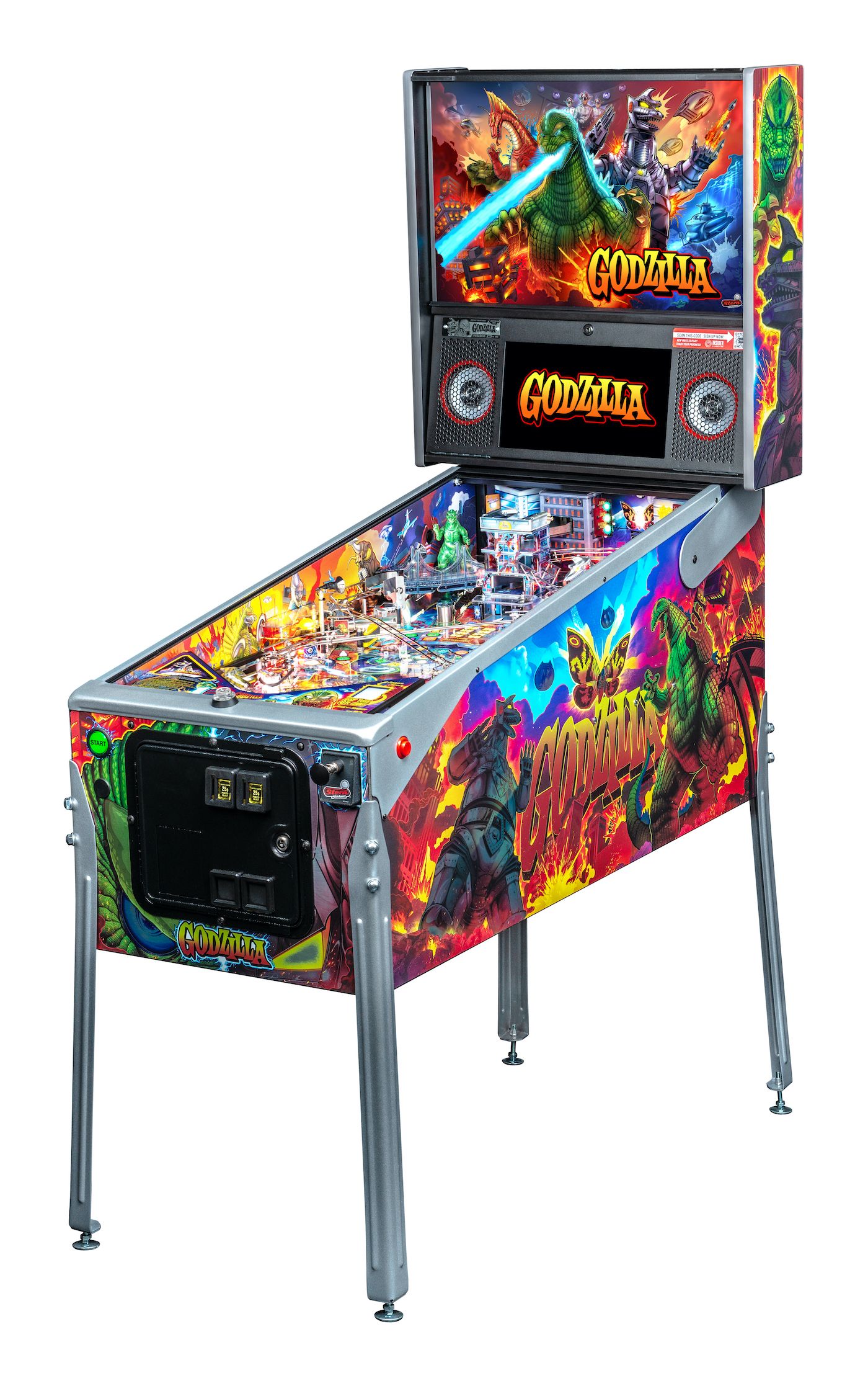 Godzilla Pinball Machines Have Players Fighting Evil With Chaos and ...