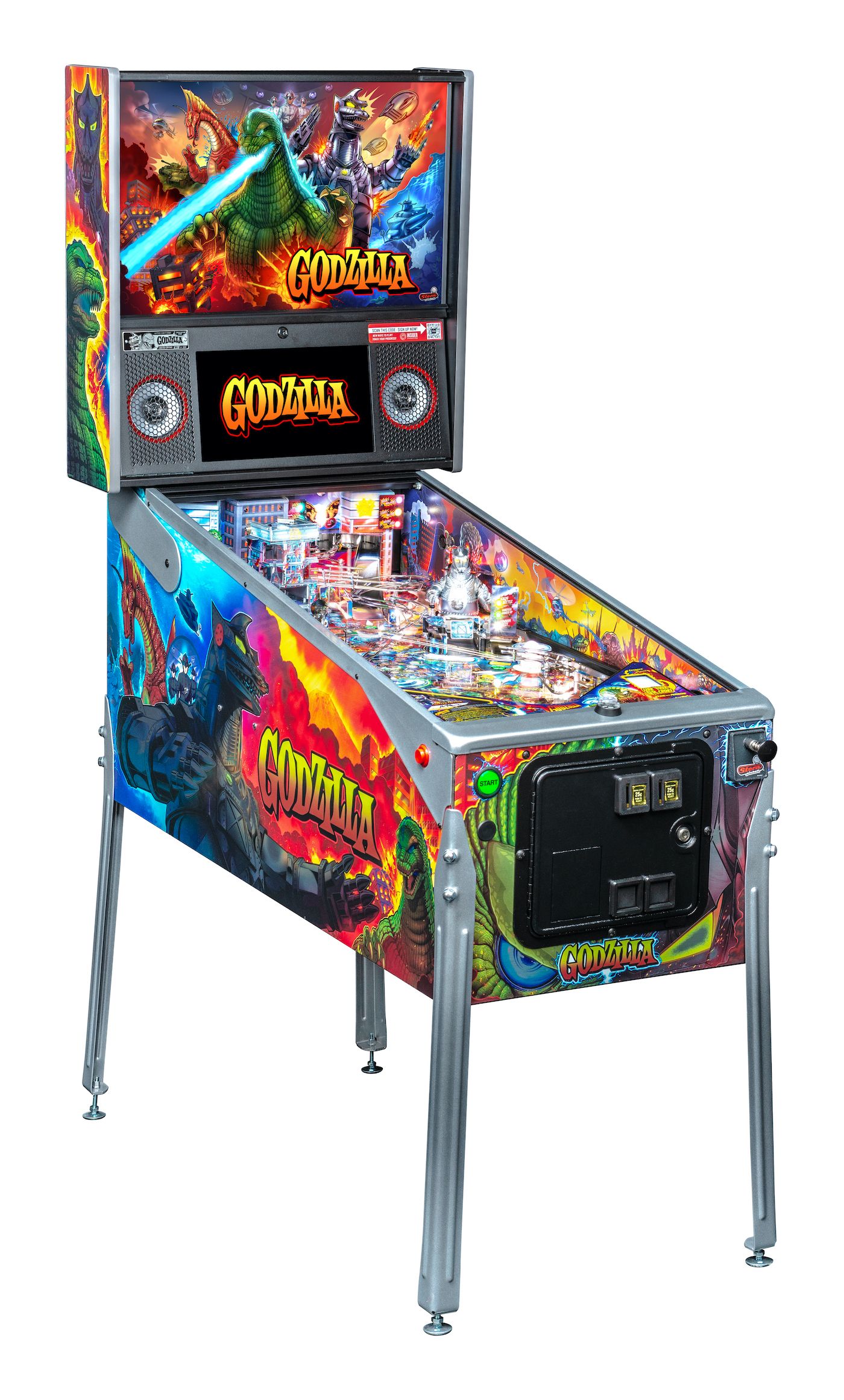 Godzilla Pinball Machines Have Players Fighting Evil With Chaos and ...