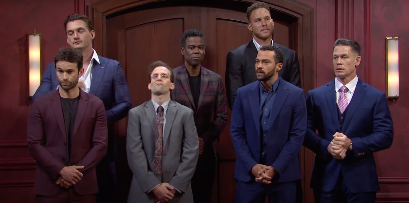 SNL: Kim Kardashian Chooses The Dream Guy From John Cena, Chace Crawford