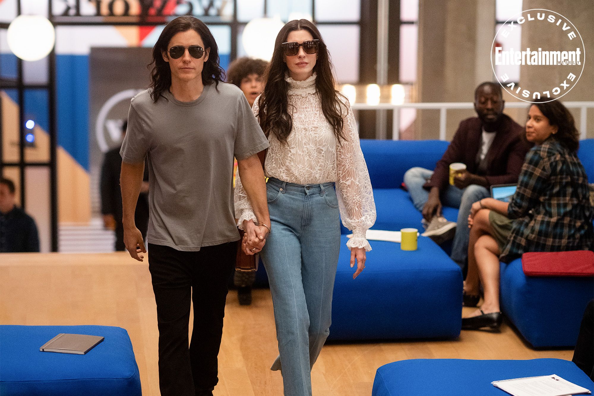 WeWork TV Show Image Shows Jared Leto, Anne Hathaway in Apple TV+ Drama