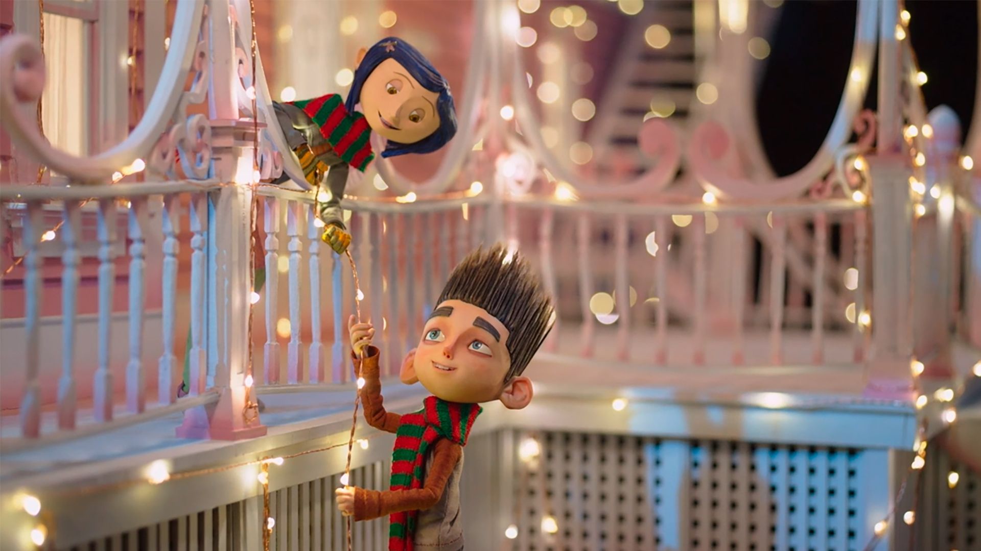 Watch LAIKA's Most Beloved Characters Set Up a Holiday Light Spectacular