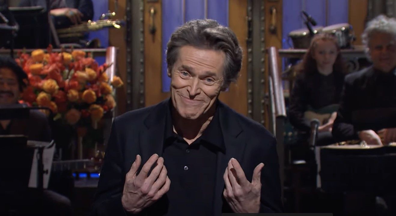 SNL: Willem Dafoe Monologue Pokes Fun at His Over the Top Acting