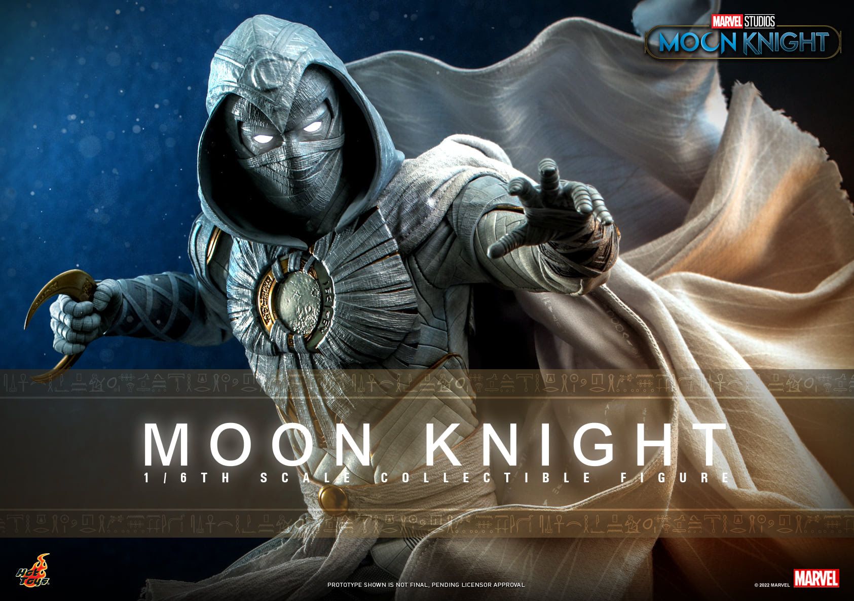 Moon Knight Hot Toys Figure Shows the Hero's Vestments in Stunning Detail