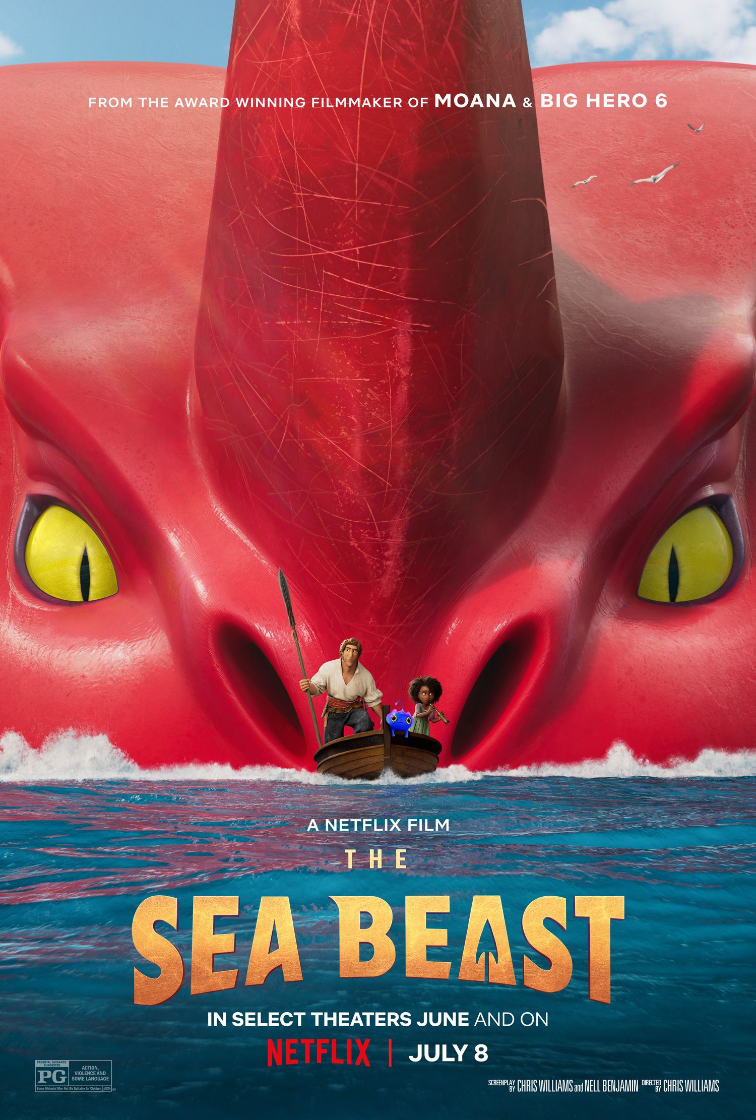 Sea Beast Poster Teases a Massive Adventure for a Massive Monster