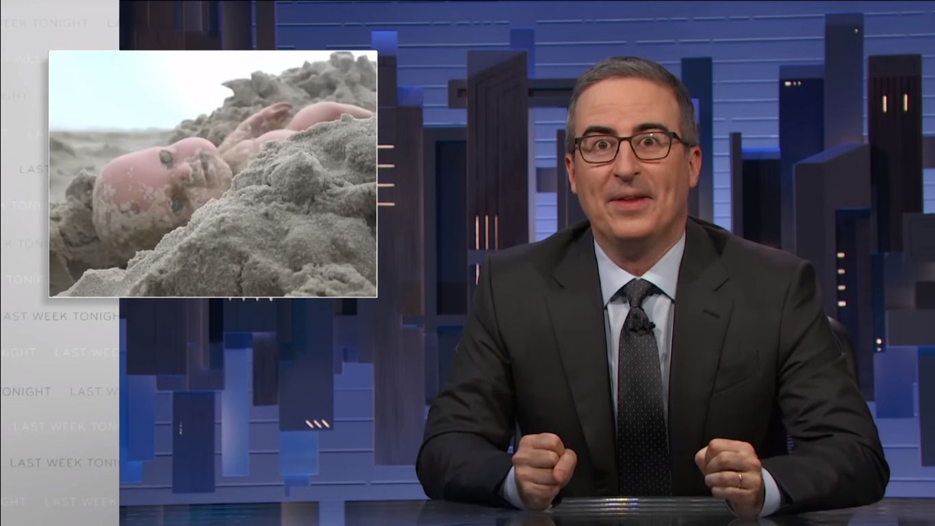 Last Week Tonight: John Oliver Discusses Nightmare Inspiring Beach Dolls
