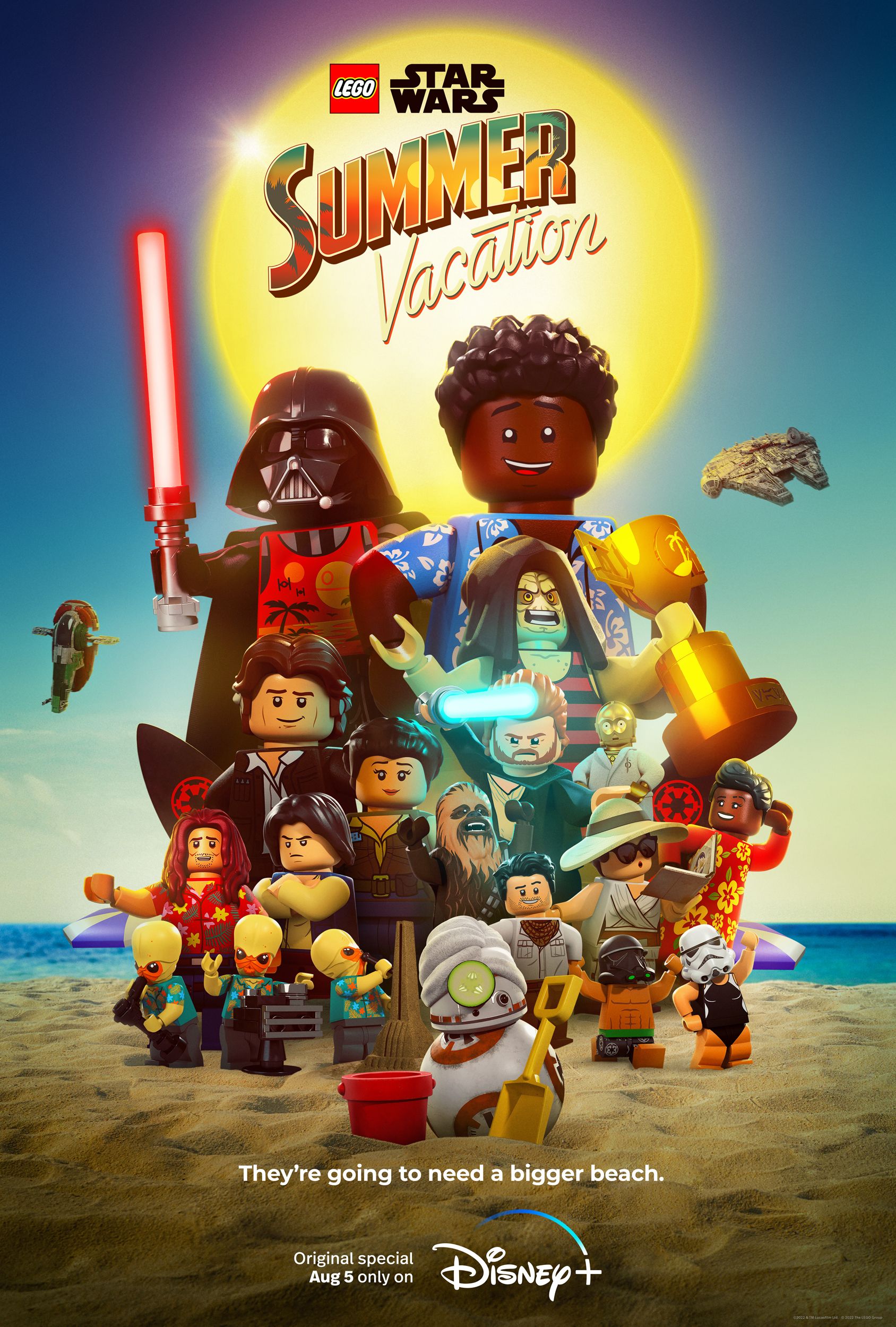 LEGO Star Wars Summer Vacation Poster Teases a Beach Day Adventure