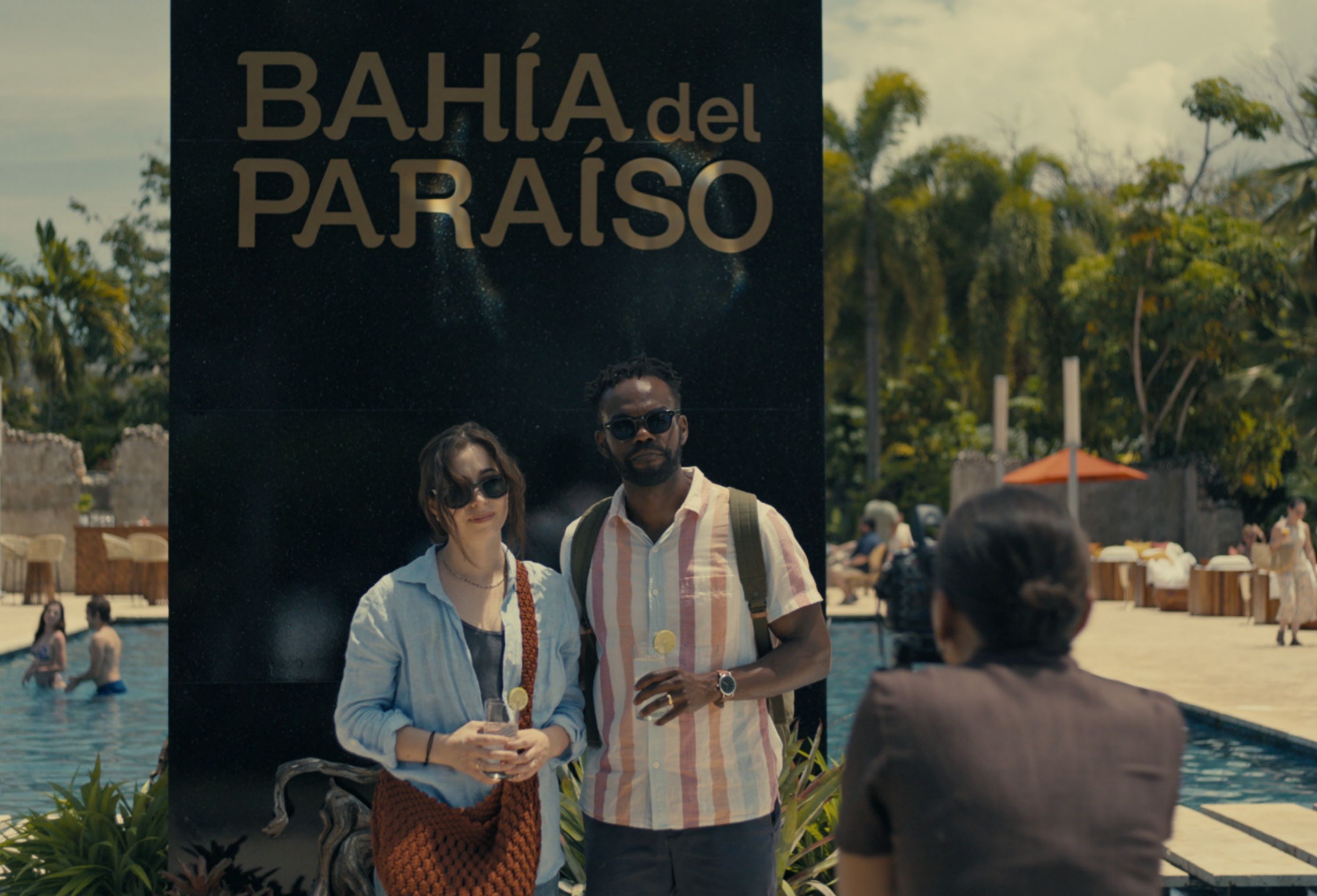 The Resort: William Jackson Harper & Cristin Milioti on the Mystery Series