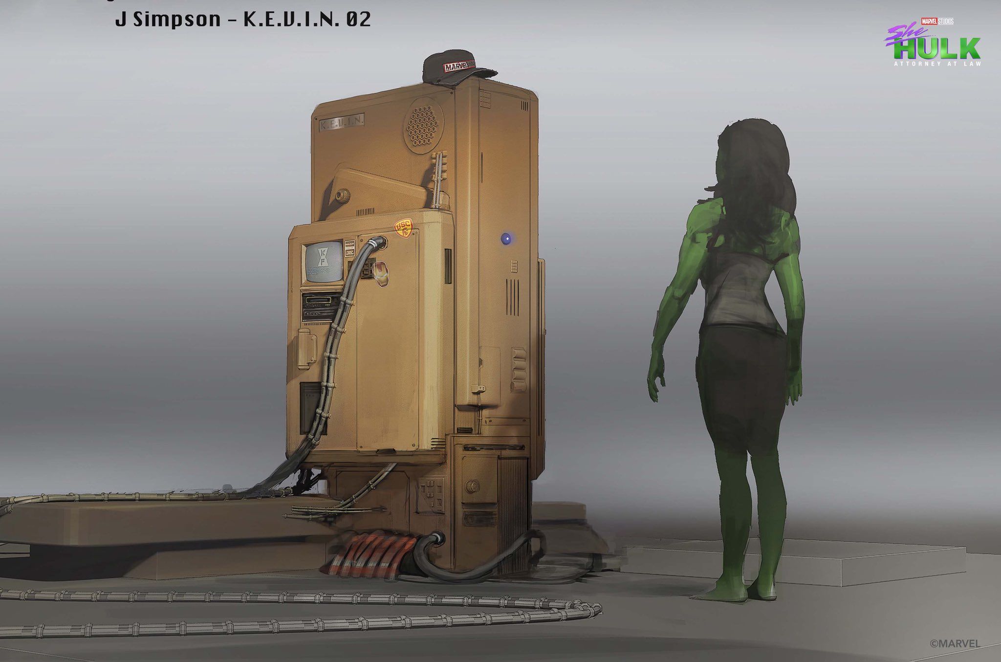 She-Hulk Concept Art Shows Alternate K.E.V.I.N Designs