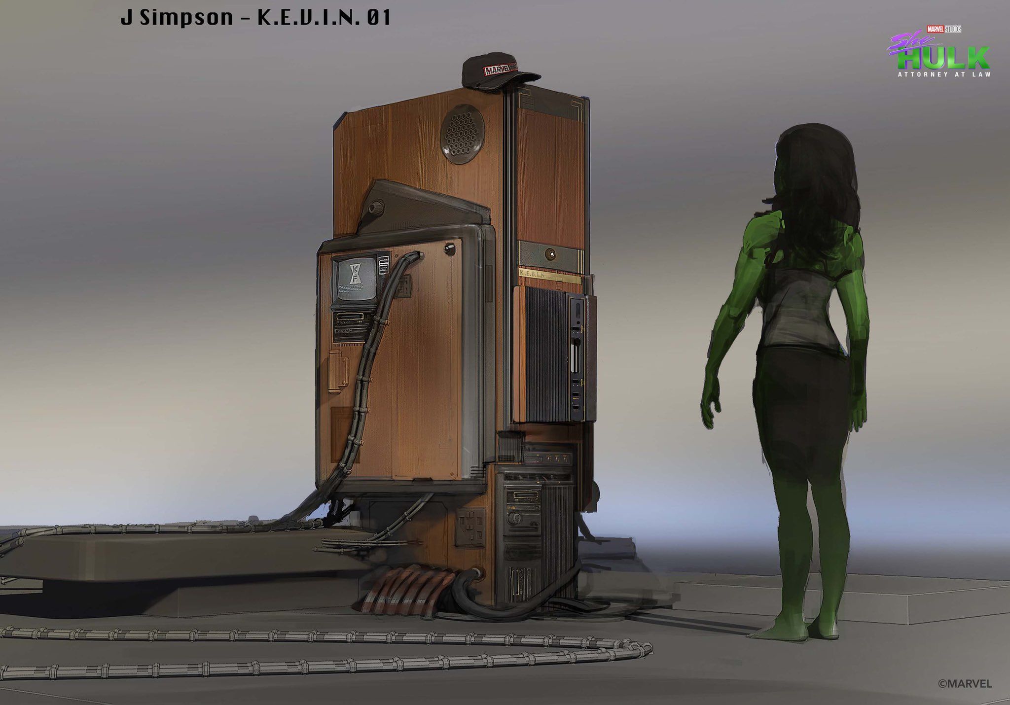 She-Hulk Concept Art Shows Alternate K.E.V.I.N Designs