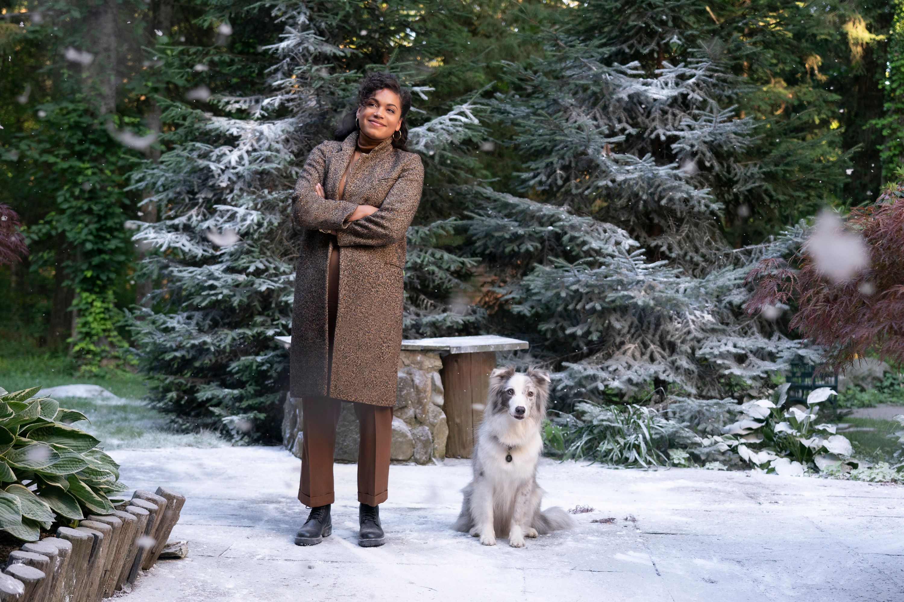 The Noel Diary Images Unveil Justin Hartley & Barrett Doss' Holiday Rom-Com