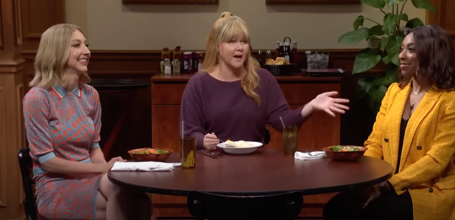 SNL: Amy Schumer Can't Choose Between Her Friends and Soup