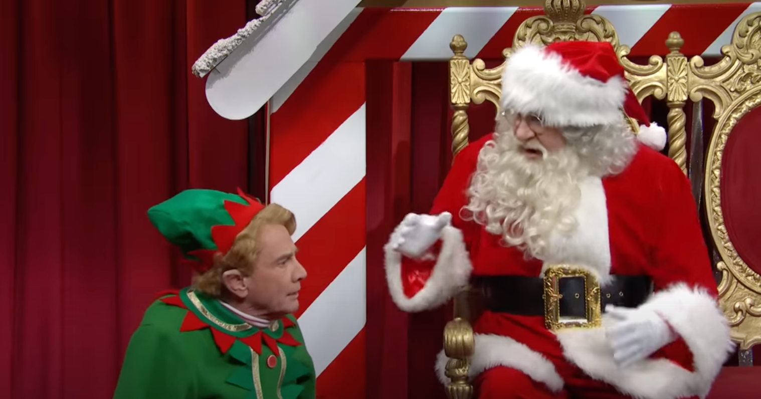 SNL: Steve Martin's Santa Deals With Martin Short's Grumpy Elf