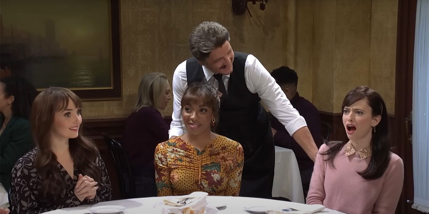 'SNL': Pedro Pascal Brings a Taste of Italy to His New Waiter Gig