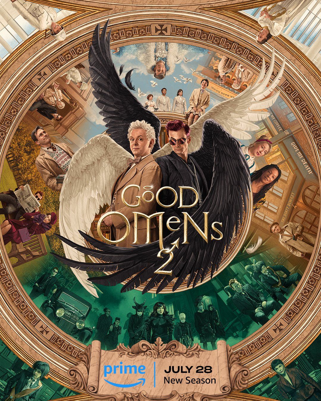 'Good Omens' Season 2 Poster: Aziraphale and Crowley Are Up to No Good