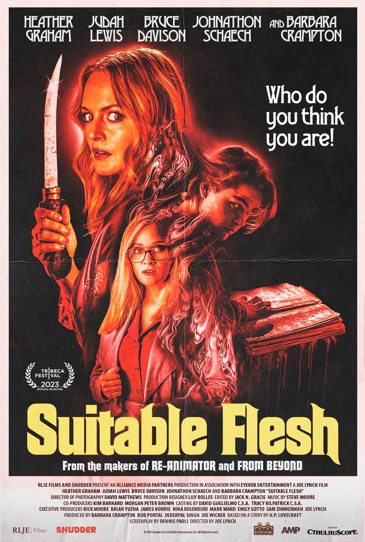 'Suitable Flesh' Poster Echoes the Glory of 80s Horror Movies