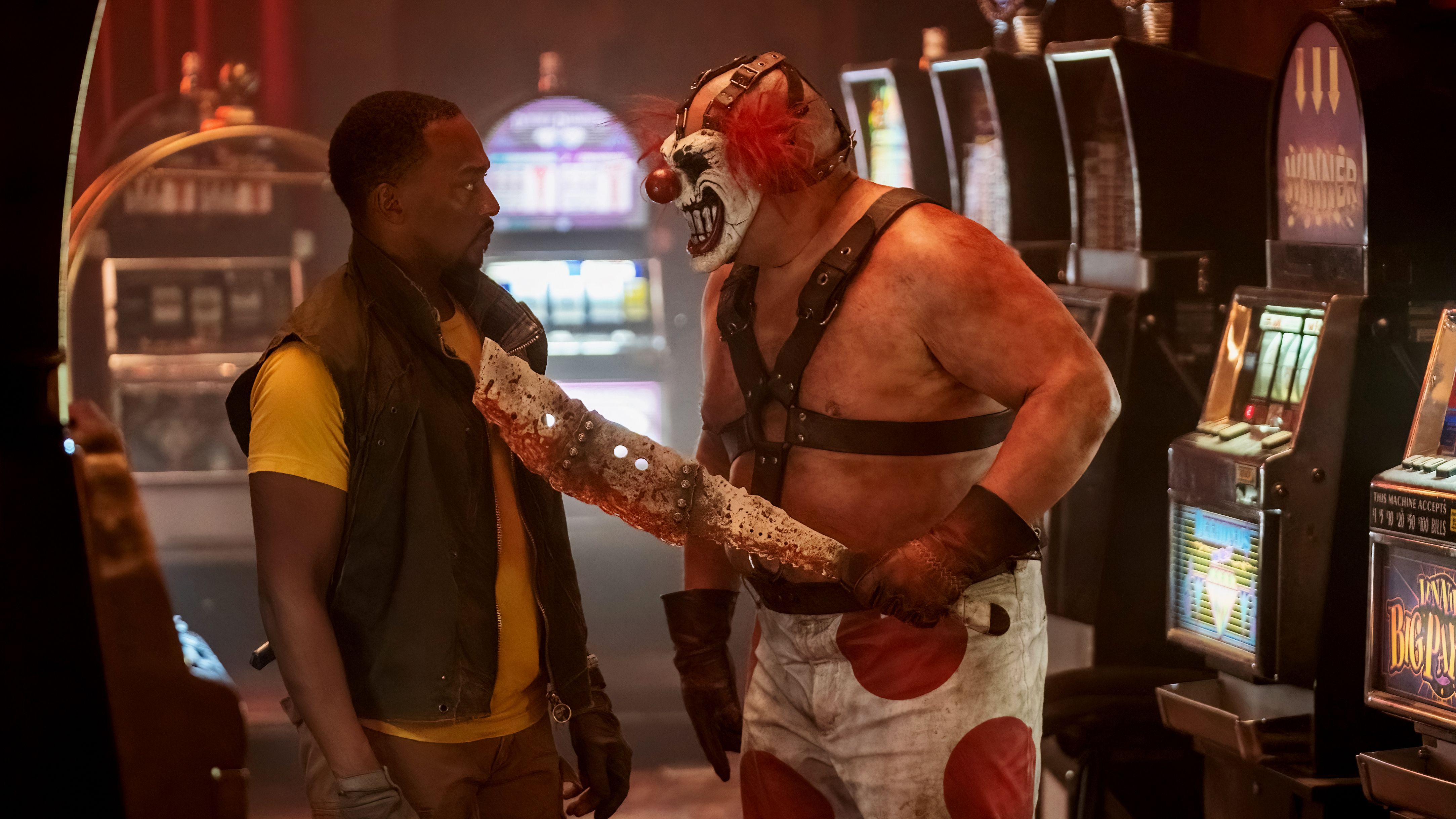'Twisted Metal' Clip: Anthony Mackie Escapes Sweet Tooth's Grasp With a ...