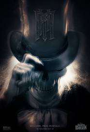 Haunted Mansion Poster The Hatbox Ghost Welcomes Foolish Mortals Haunted Mansion Poster The Hatbox Ghost Welcomes Foolish Mortals