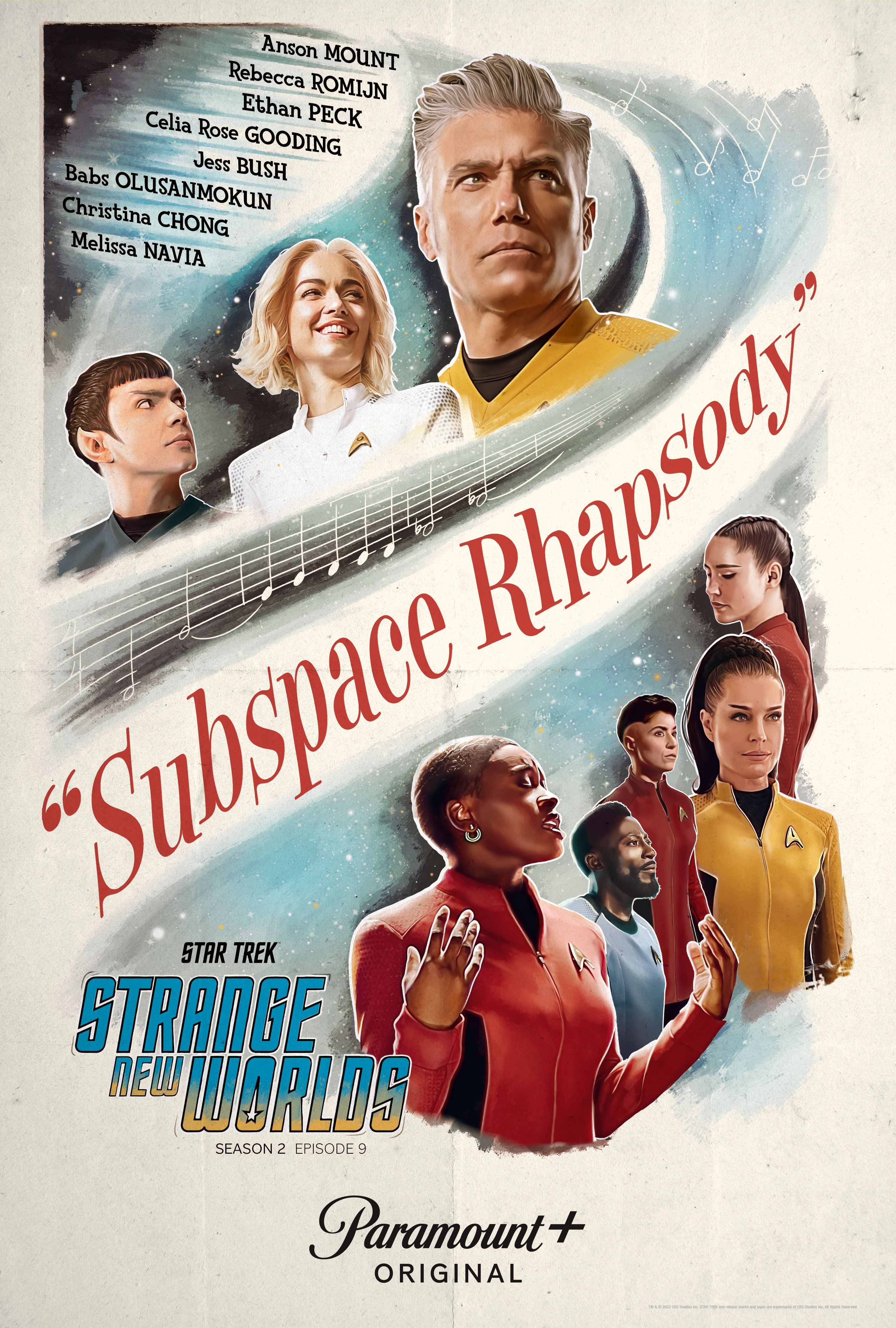 'Star Trek: Strange New Worlds' Season 2 Musical Episode Poster Goes Retro