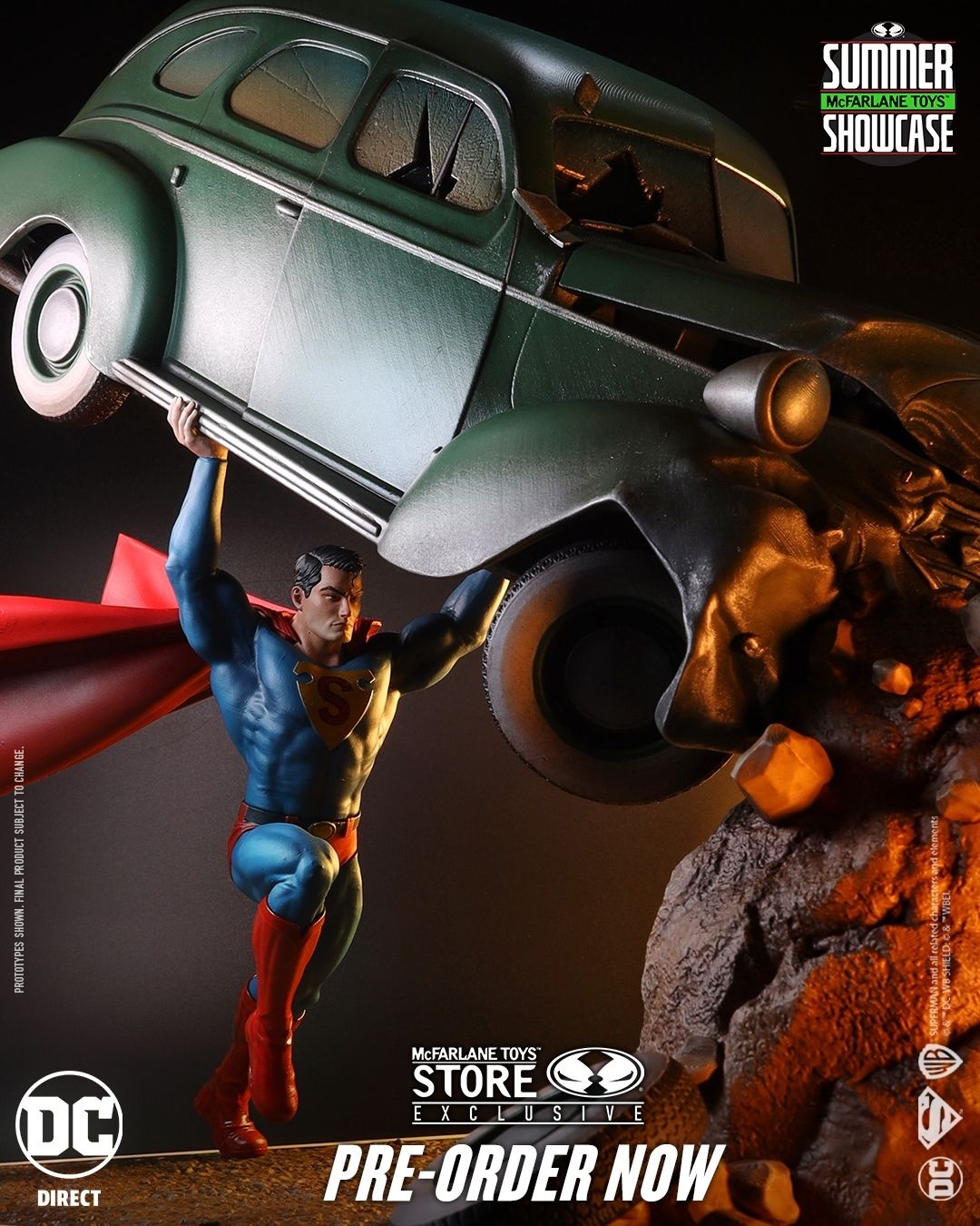 Superman's Comic Book Debut Gets Heroic New Statue From McFarlane Toys