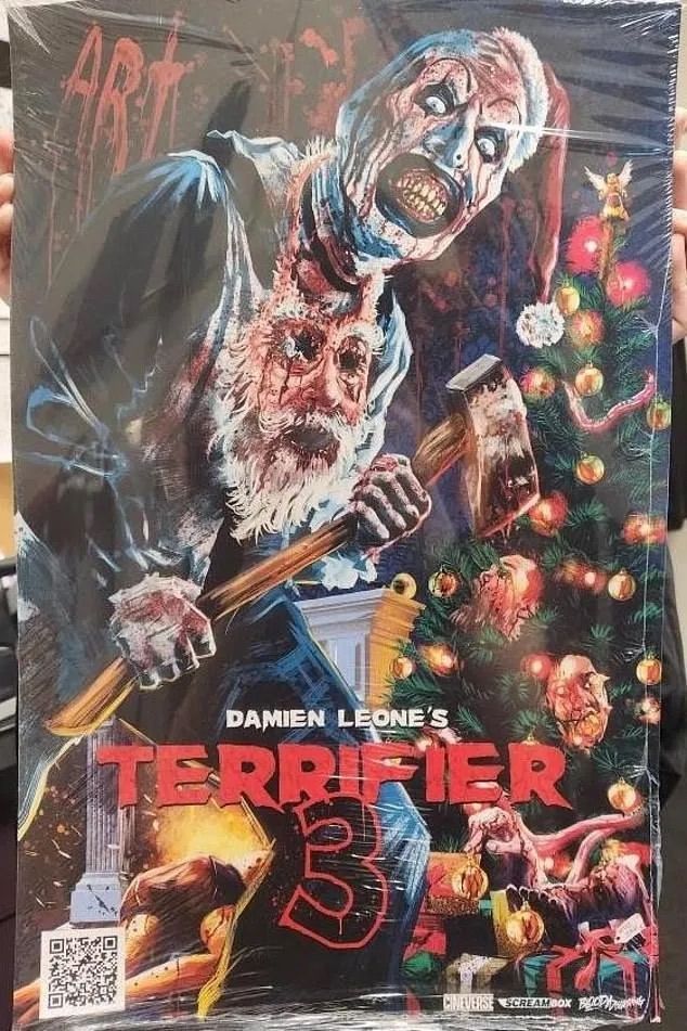'Terrifier 3' Poster — Art the Clown Gets in the Holiday Spirit