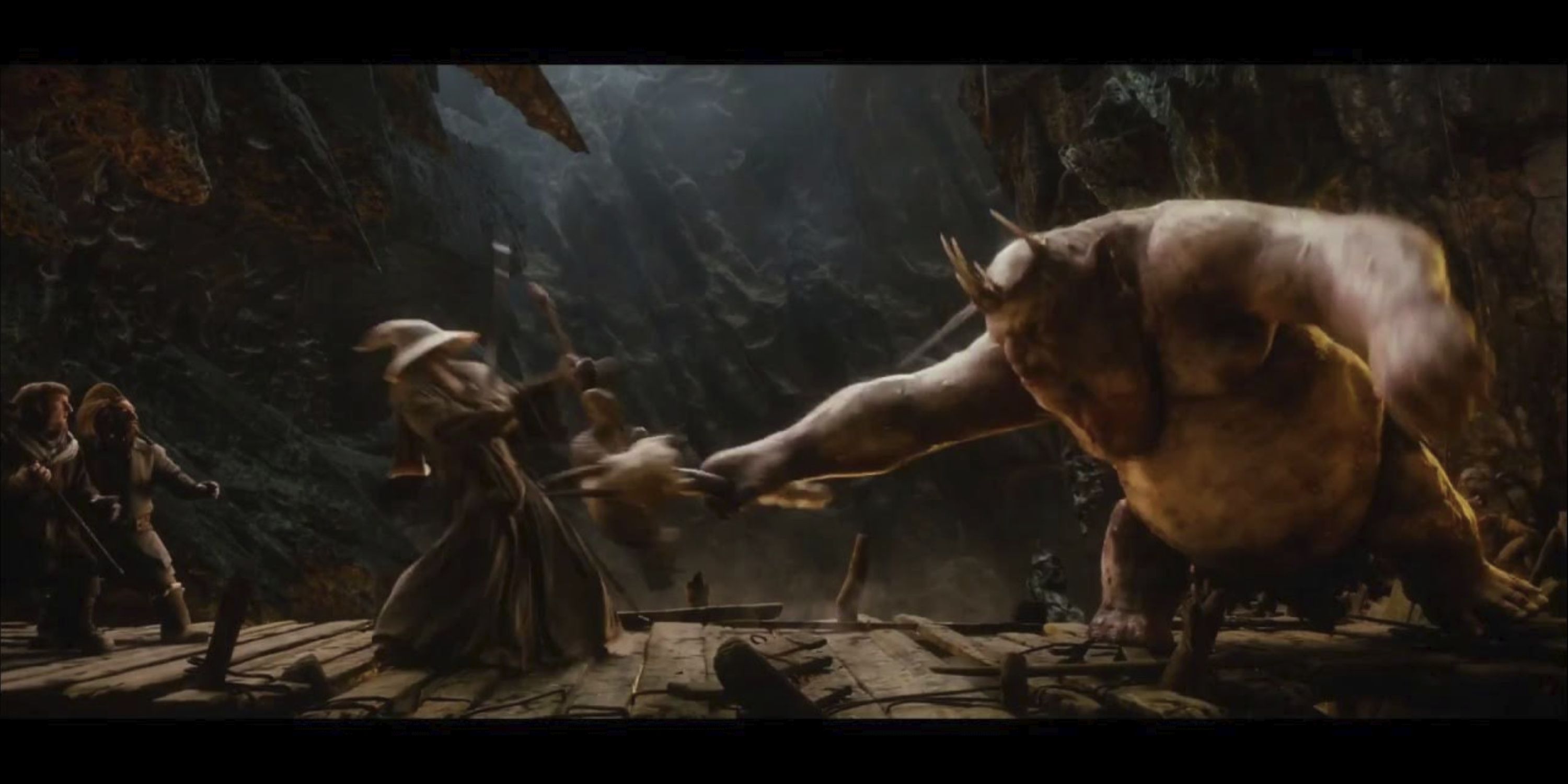 De Hobbit De Verwoesting Van Smaug Sauron Scene