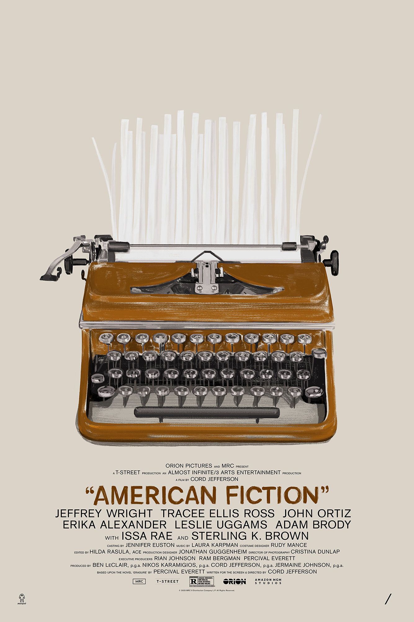 'American Fiction' Gets Stunning Collectible Poster Ahead of the Oscars