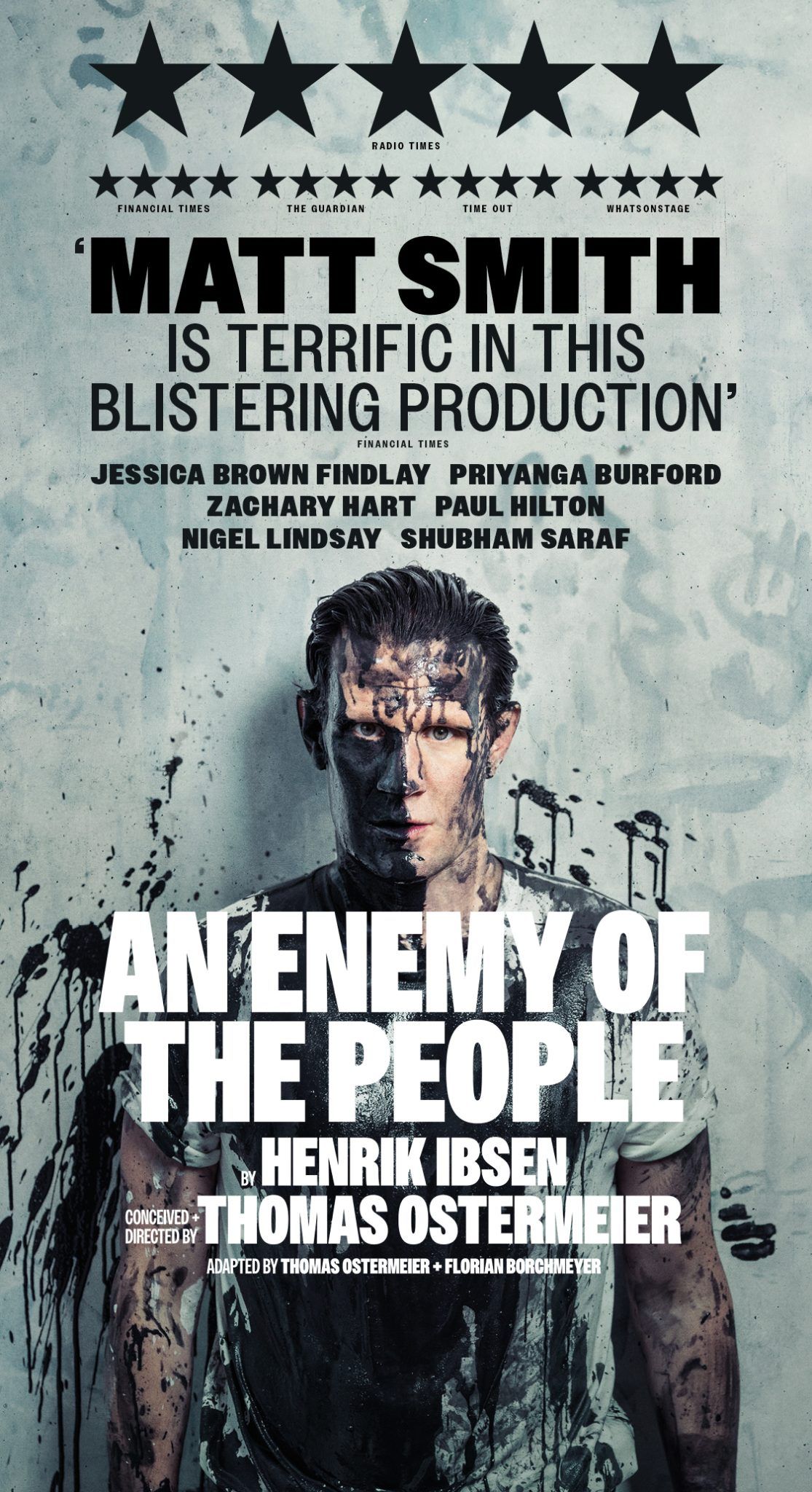 'An Enemy of the People' Review — Matt Smith Leads Brilliant, Chaotic Play