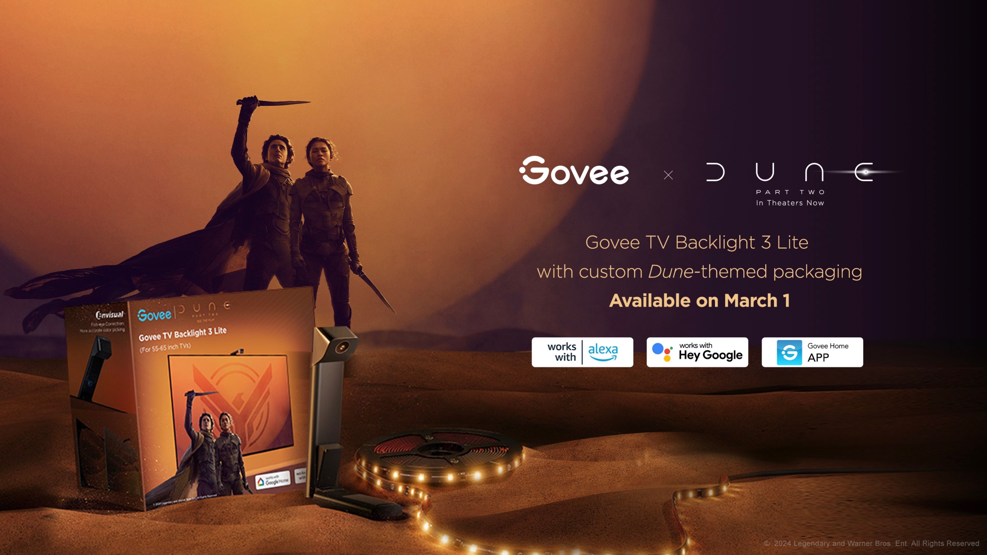 'Dune' Teams With Govee For Stunning TV Backlight Set