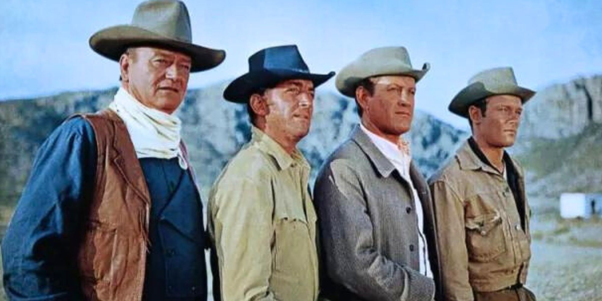 John Wayne With Tom Tully