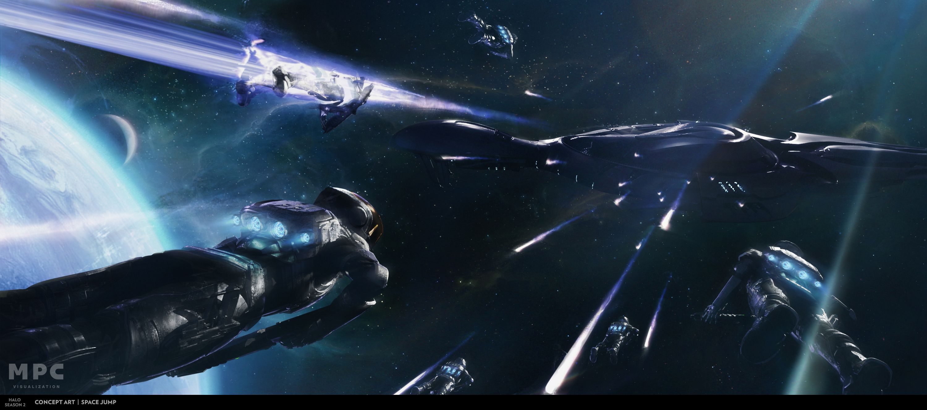 Halo Spaceship Concept Art