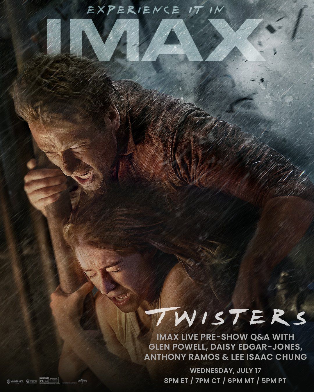 Glen Powell and Daisy Edgar-Jones Weather the Storm in New ‘Twisters ...