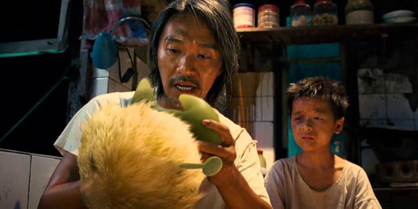 Stephen Chow Cj7 Hong Kong Actor Stephen Chow Speaks During The