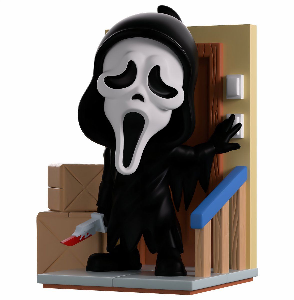 Screaming Face Ghost Face Mask Scream Halloween Horror Mask