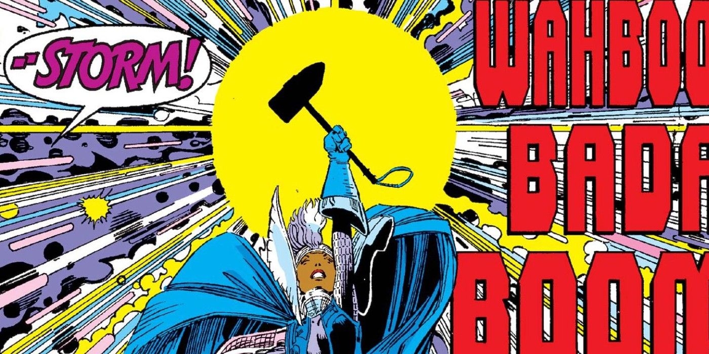 Has Storm Ever Been the God of Thunder/Wielded Mjolnir in Marvel Comics?