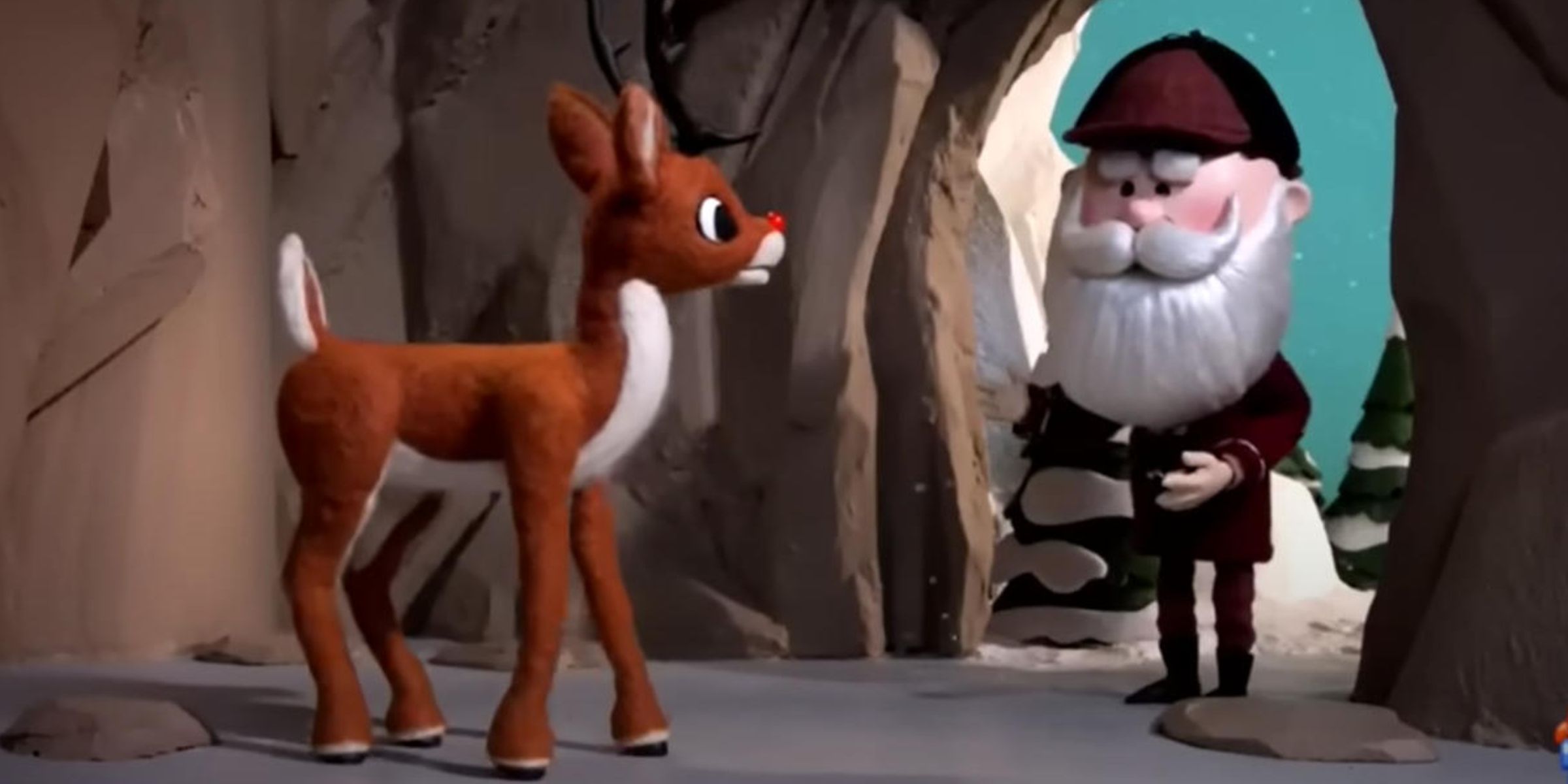 Rudolph The Red Nosed Reindeer Santa Toy