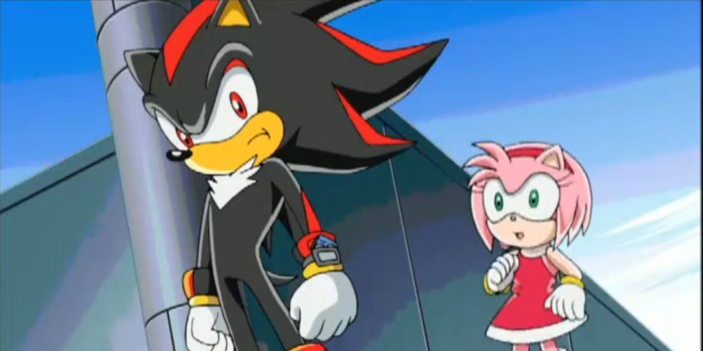 Shadow And Amy And Sonic 25290 Safe, Artist:pita_b882, Amy Rose,