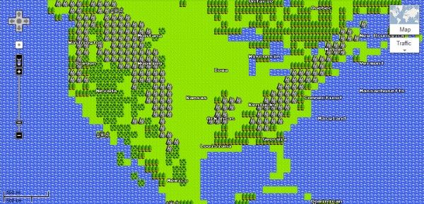 Google Launches 8-Bit Google Maps
