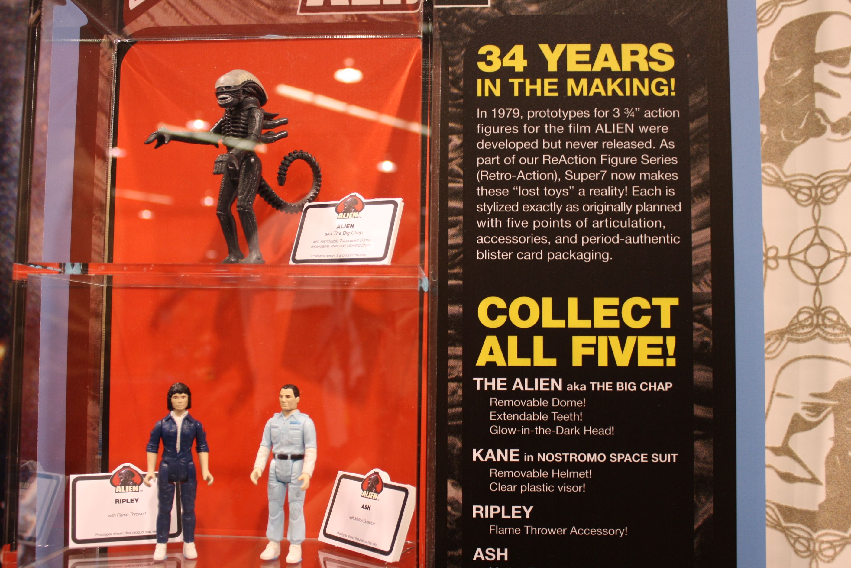 New Images of the Super7 ALIEN Action Figures Using Original Kenner ...