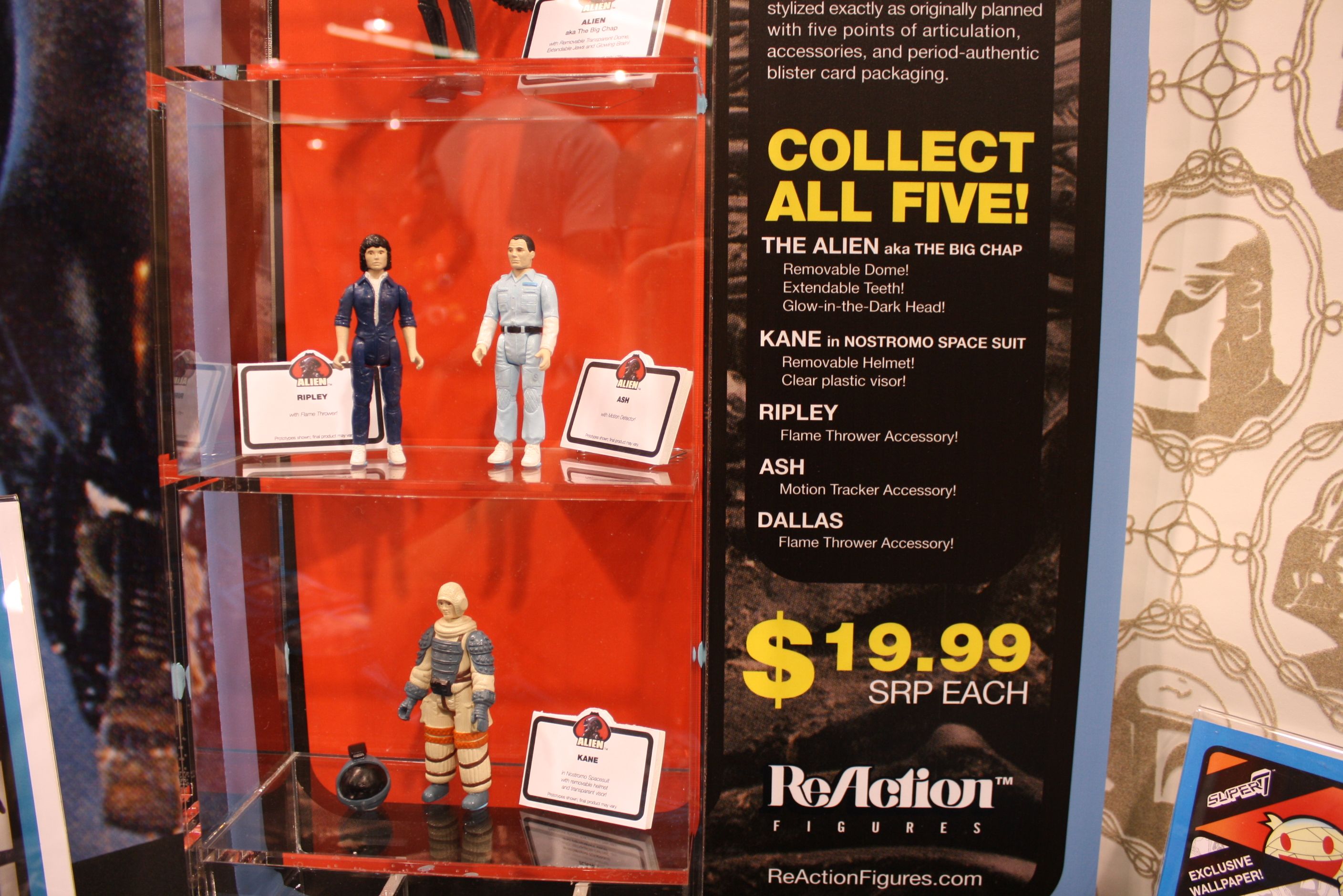 New Images of the Super7 ALIEN Action Figures Using Original Kenner ...