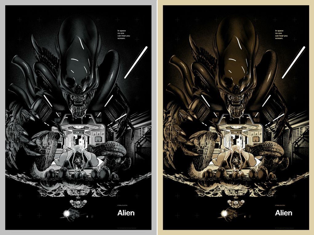 New MONDO Posters for PSYCHO, FLASH GORDON, ALIEN, and More by Kevin ...