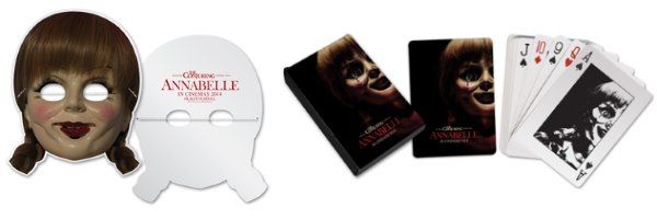 Annabelle Movie Giveaway: Win Playing Cards, Bag, Mug, Mask, and T-Shirt