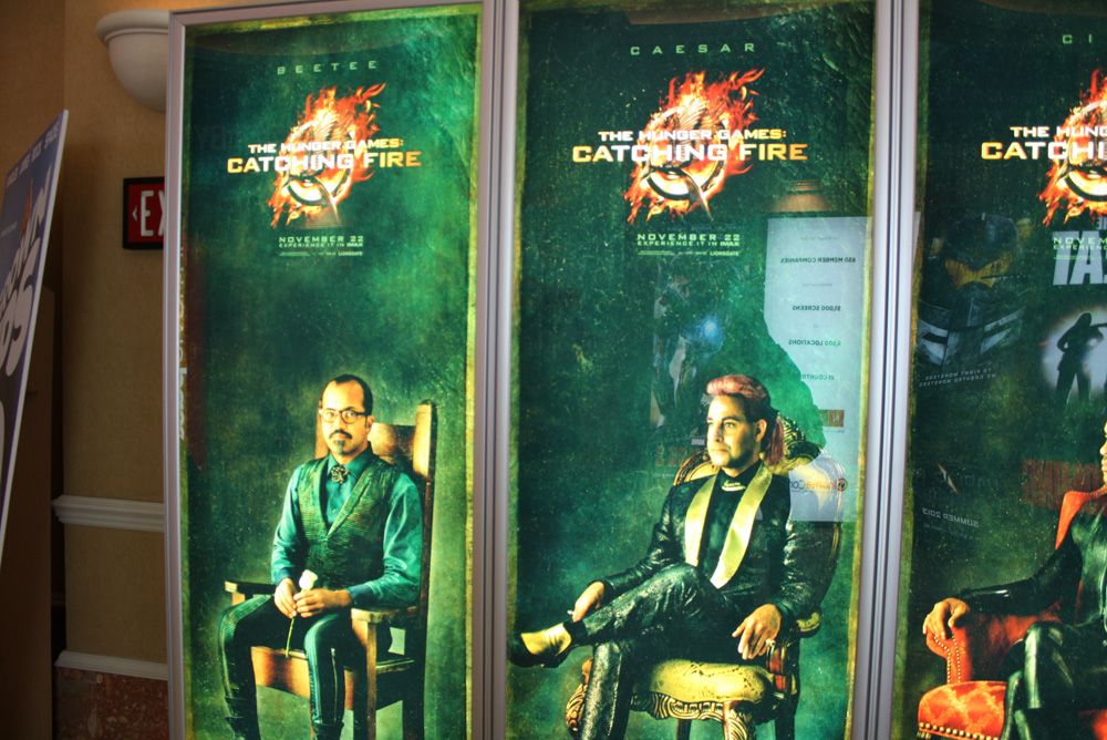 THE HUNGER GAMES: CATCHING FIRE Movie Display at CinemaCon
