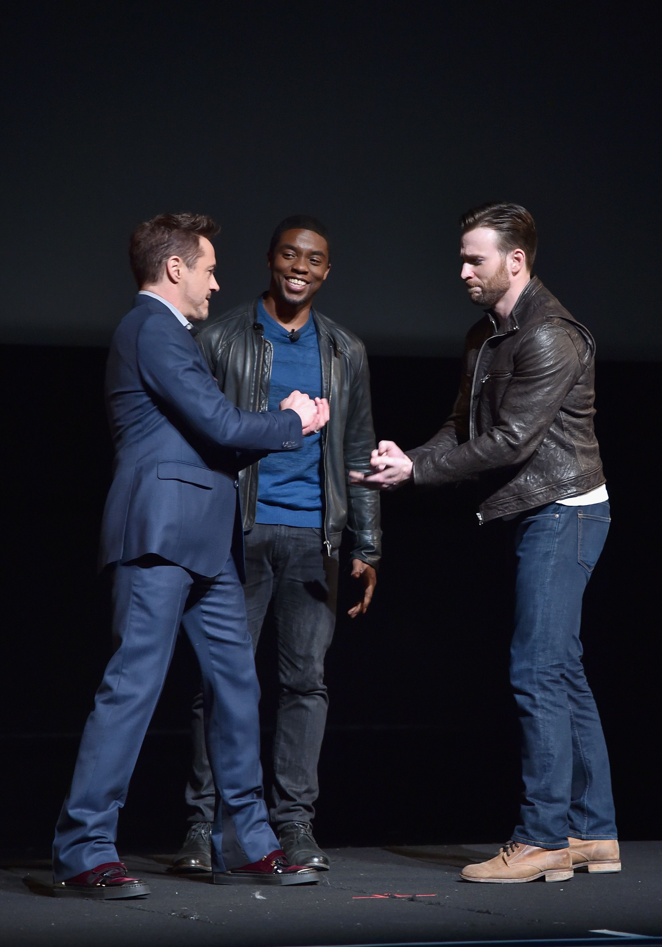 Marvel Event Images Featuring Robert Downey Jr., Chris Evans, and ...