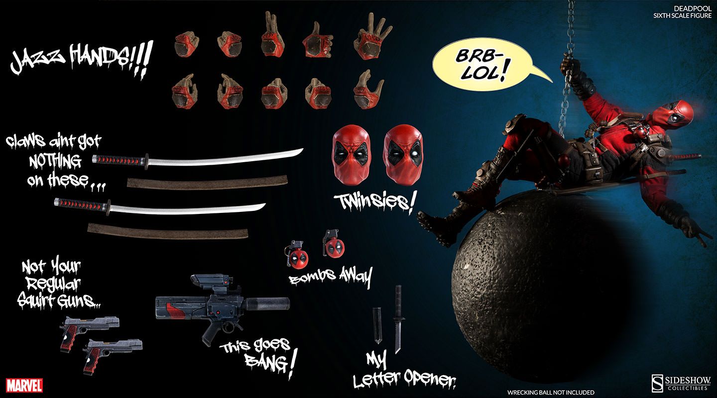 Deadpool Sideshow Collectibles Figure Images and Info